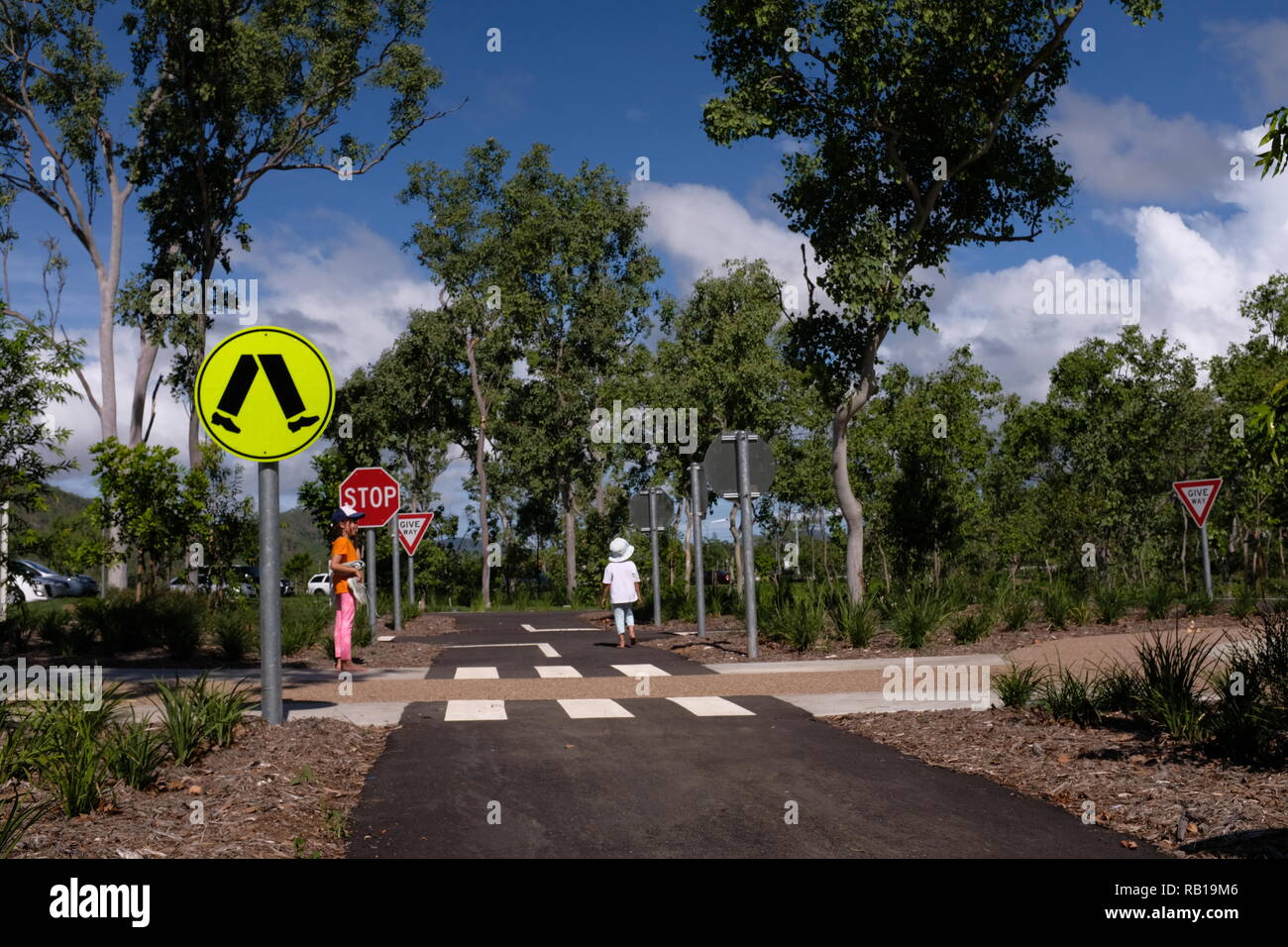 Playground Road Sign High Resolution Stock Photography and Images - Alamy