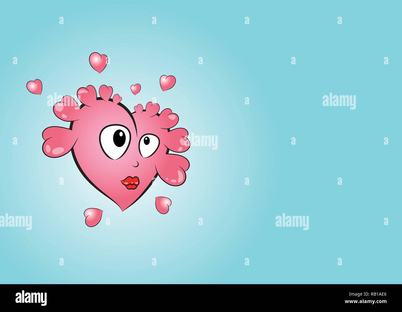Love vector outline map hi-res stock photography and images - Alamy