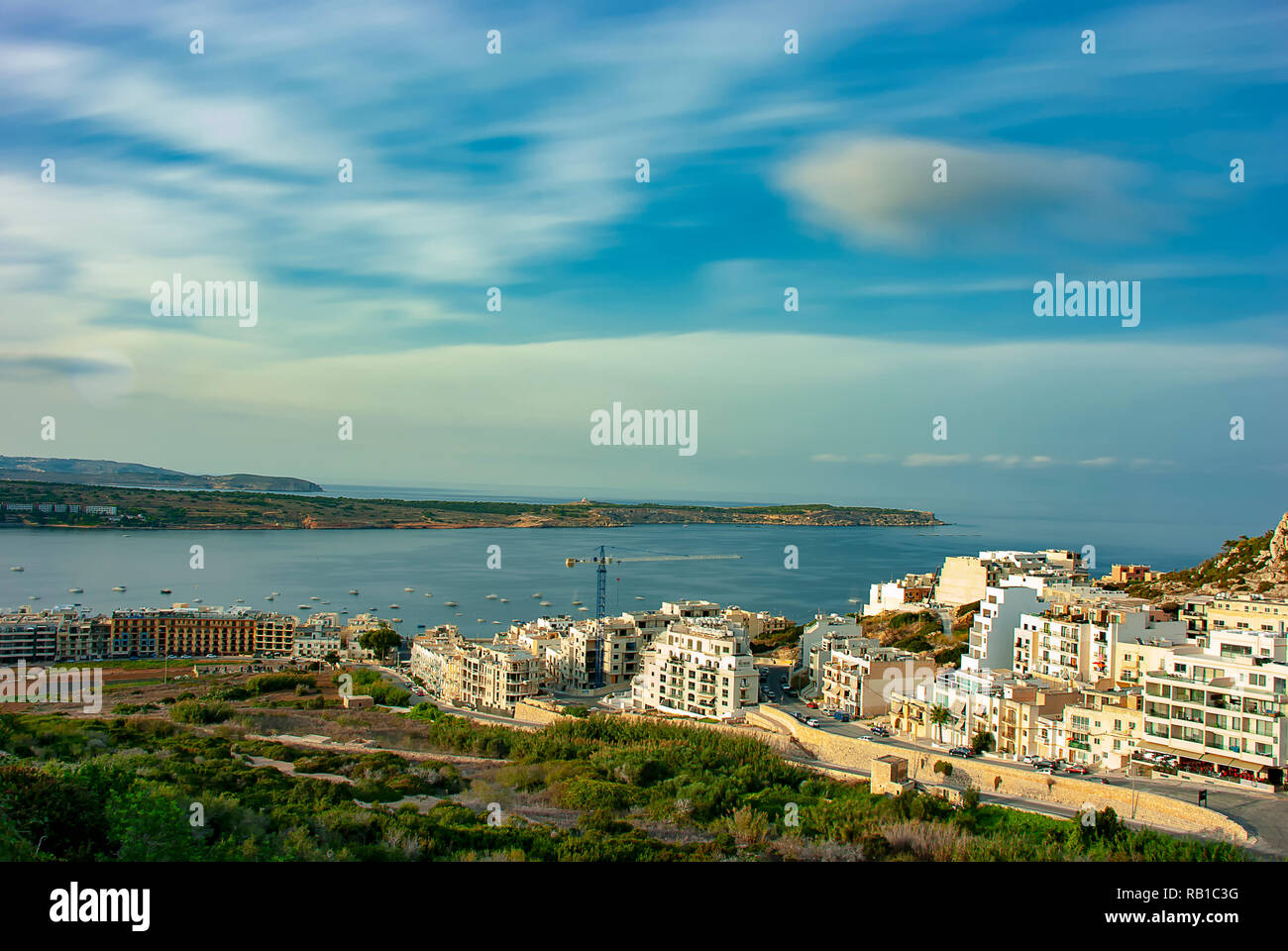 Mellieha bay malta hi-res stock photography and images - Alamy