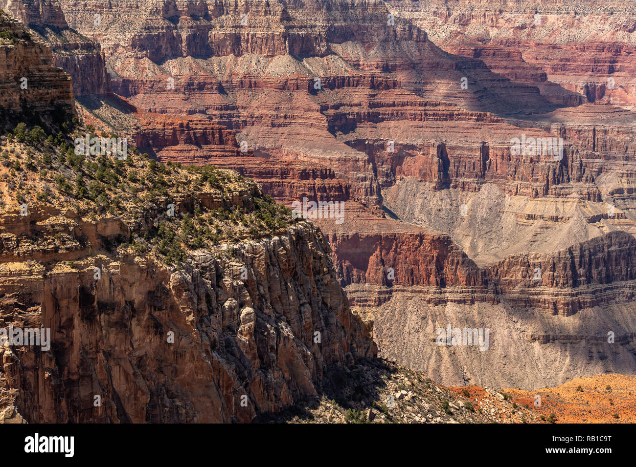 South rim of Grand Canyon in Arizona USA Stock Photo - Alamy