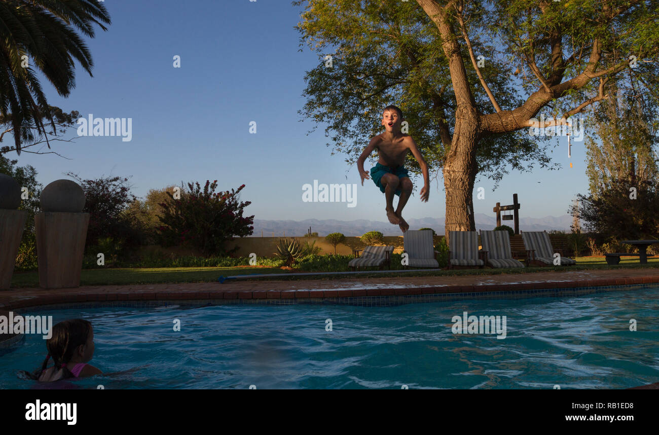 Cannonball swimming hi-res stock photography and images - Alamy