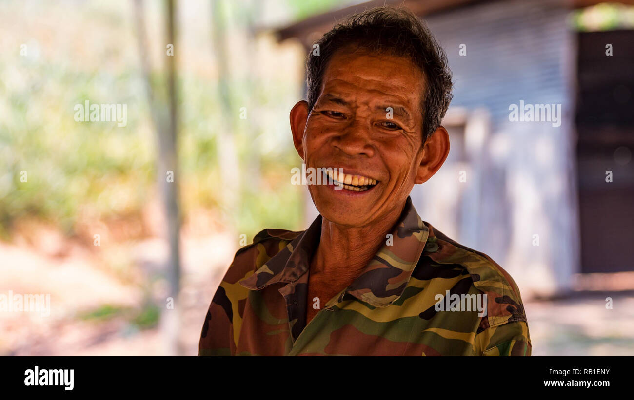 BANGKOK, THAILAND - CIRCA MARCH 2013: Portrait of unidentified happy ...