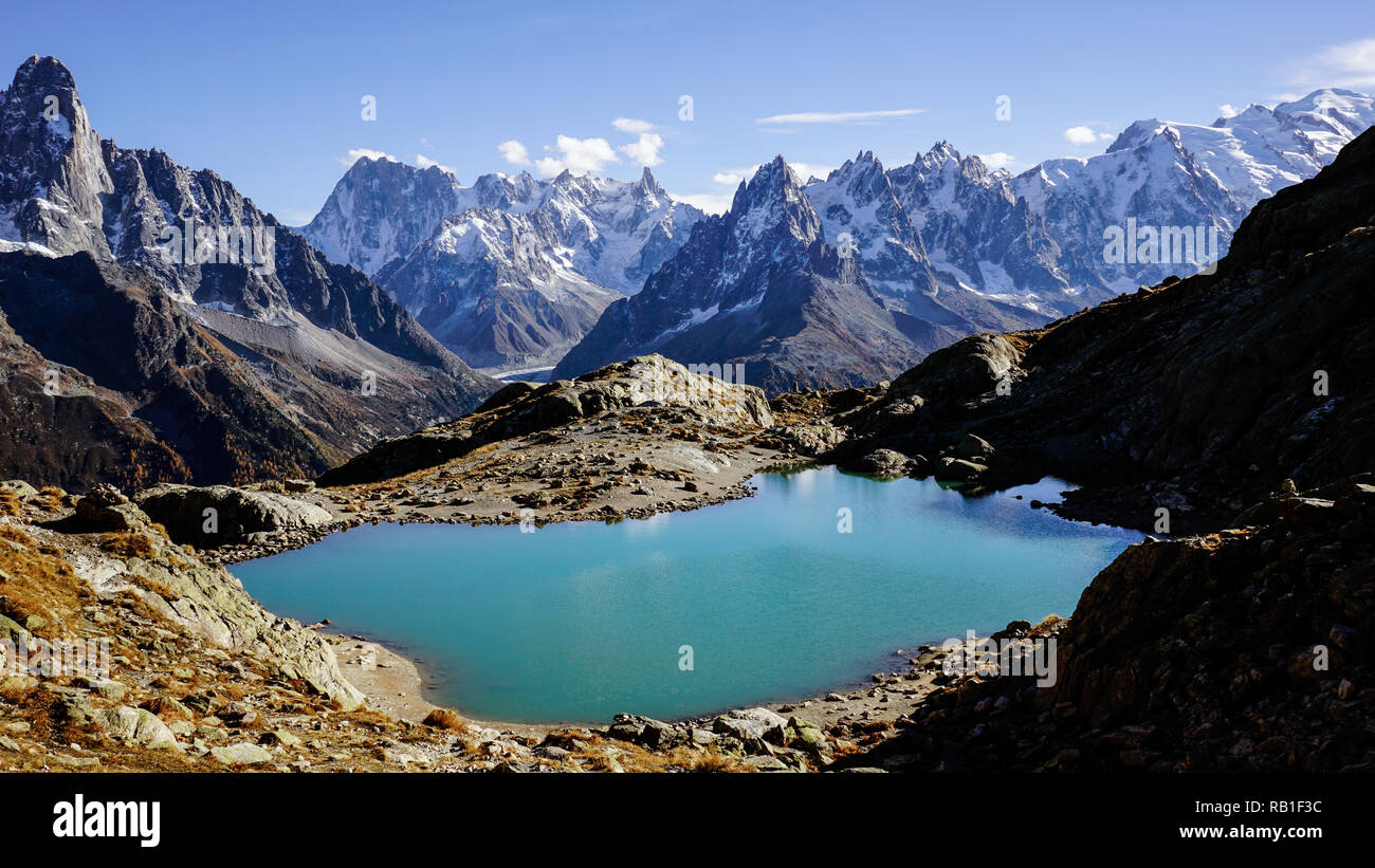 Lac Blanc Chamonix, France Stock Photo - Alamy
