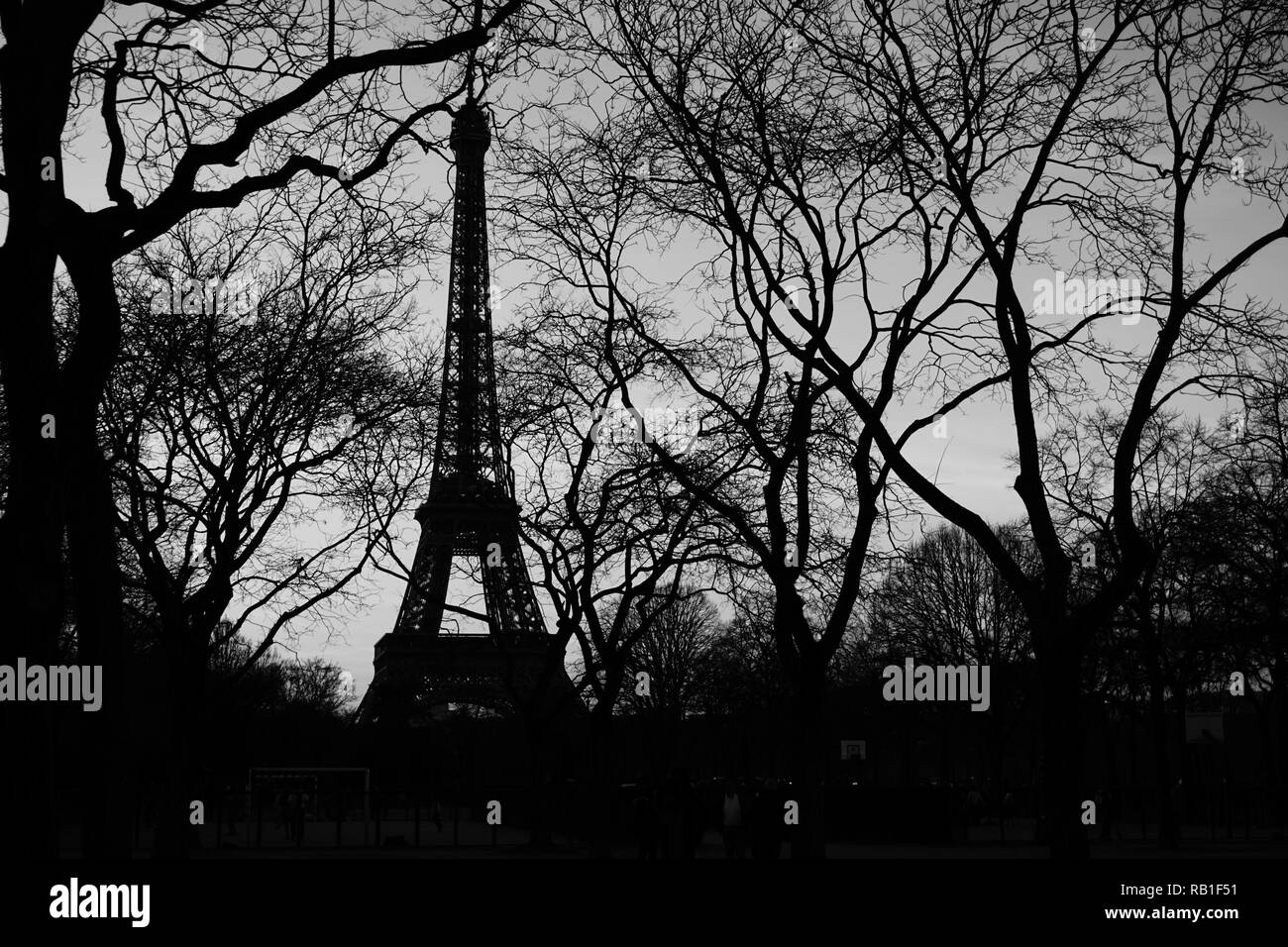 Champ de mars park, France Stock Photo - Alamy
