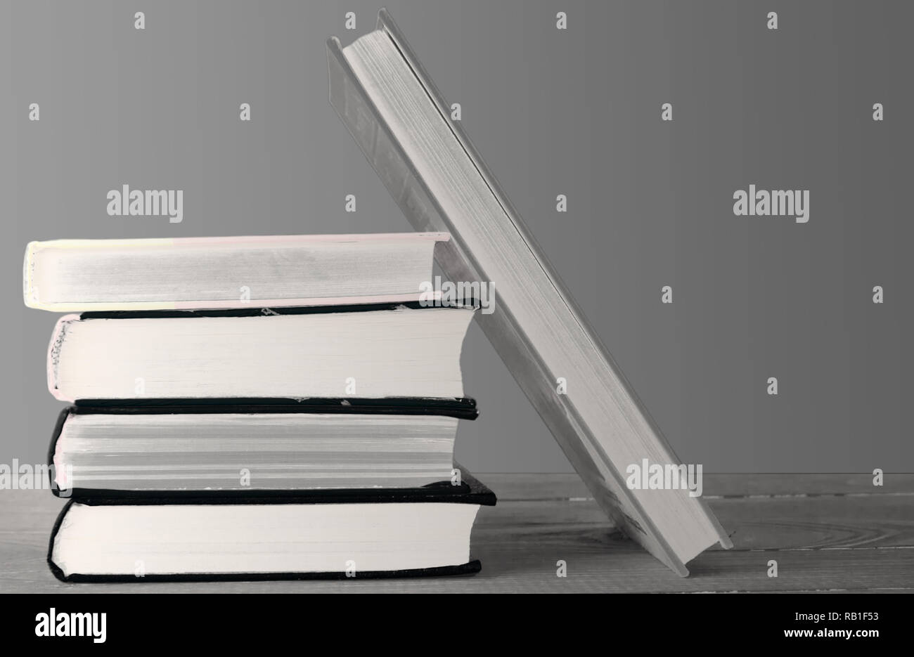 books stacked on top of each other Stock Photo - Alamy