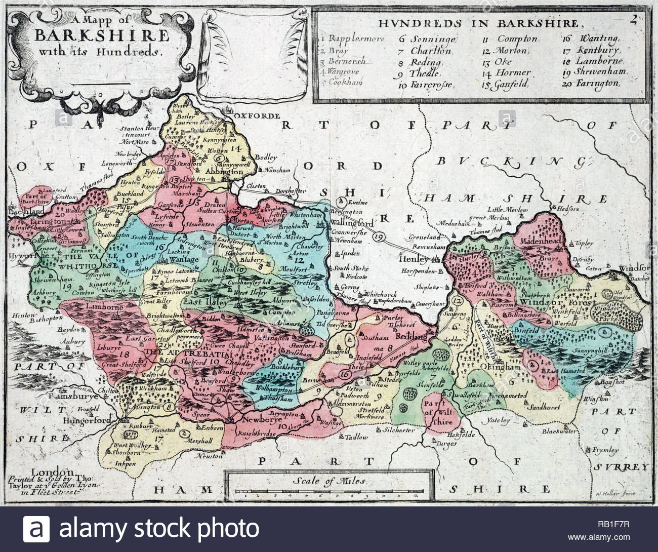 Map berkshire hi-res stock photography and images - Alamy
