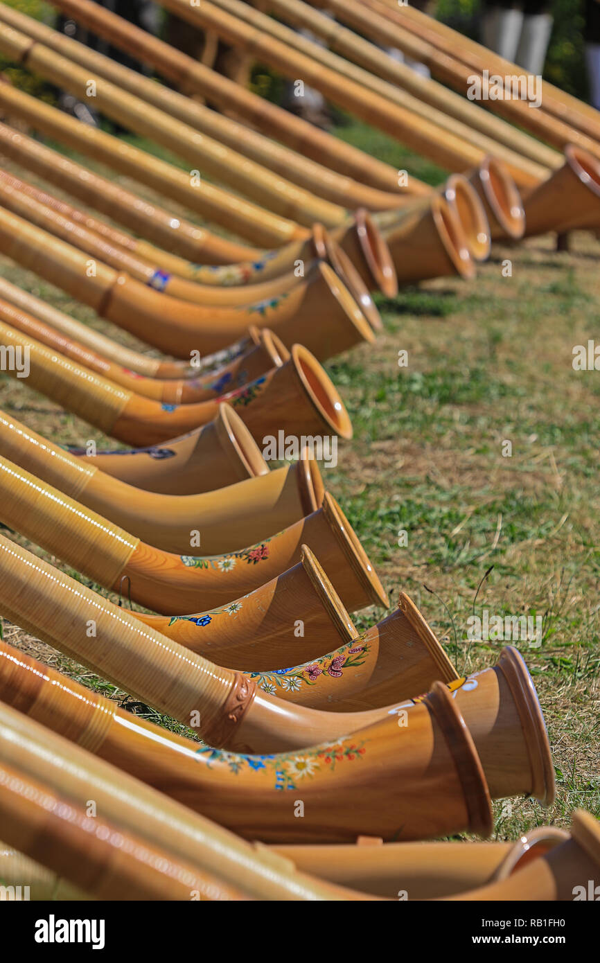 Alphorn hi-res stock photography and images - Alamy