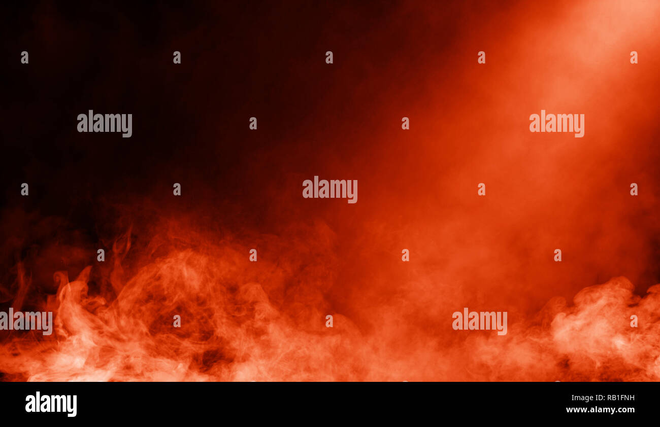 Abstract fire smoke with light effect. Lighting spotlighting texture ...