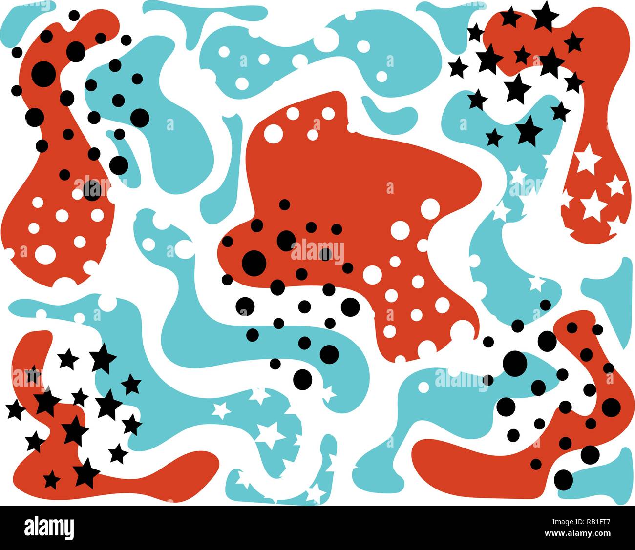 bright color geometric abstract background streamlined shape Stock ...