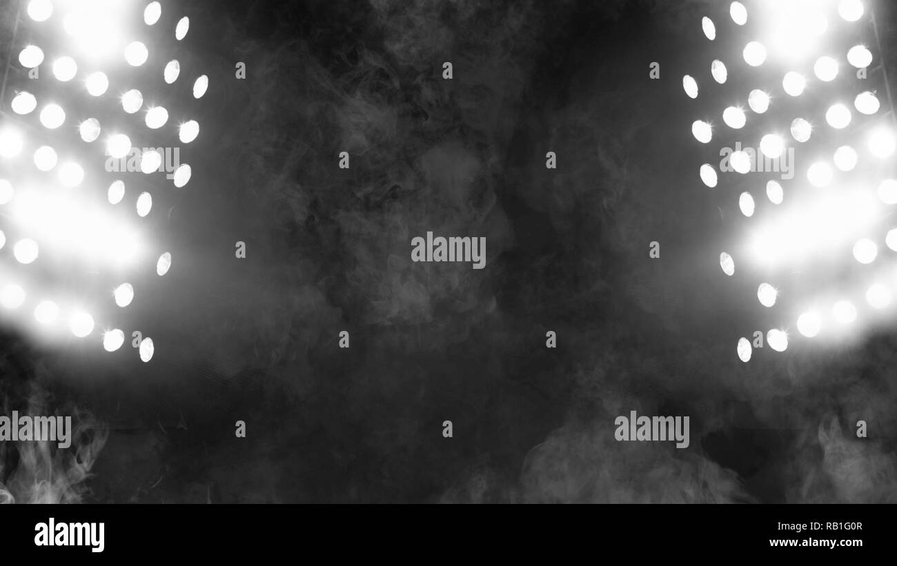 Close up of a spotlight . Blur smoke fog texture effect Stock Photo - Alamy
