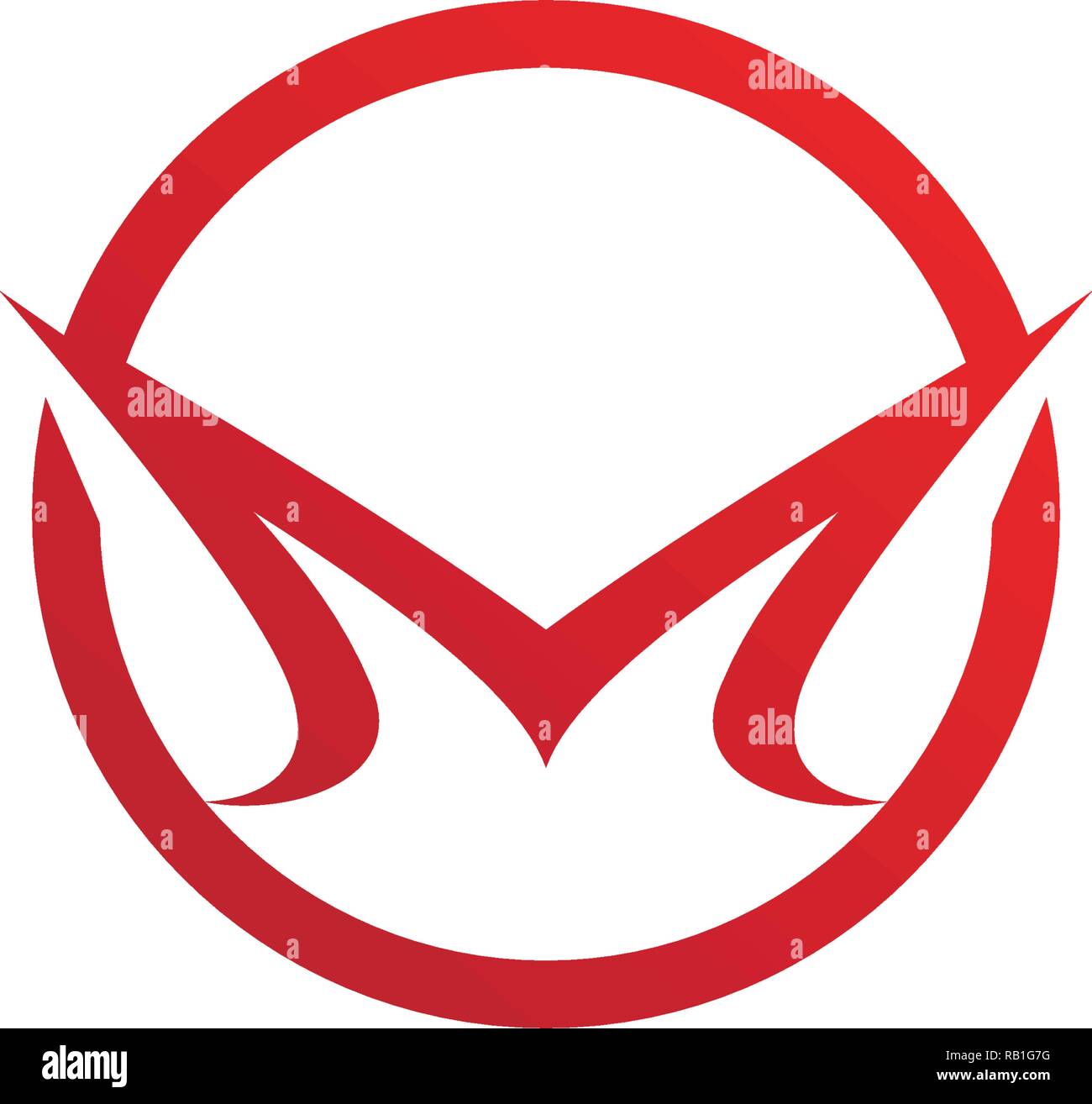 M logo and symbol vector Stock Vector Image & Art - Alamy