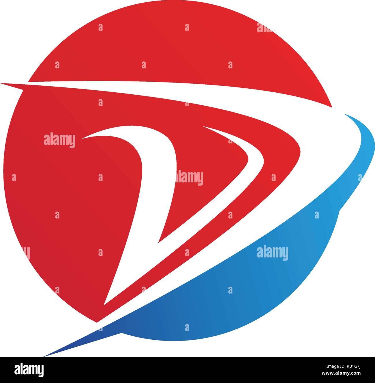 D logo and symbol fast Stock Vector Image & Art - Alamy