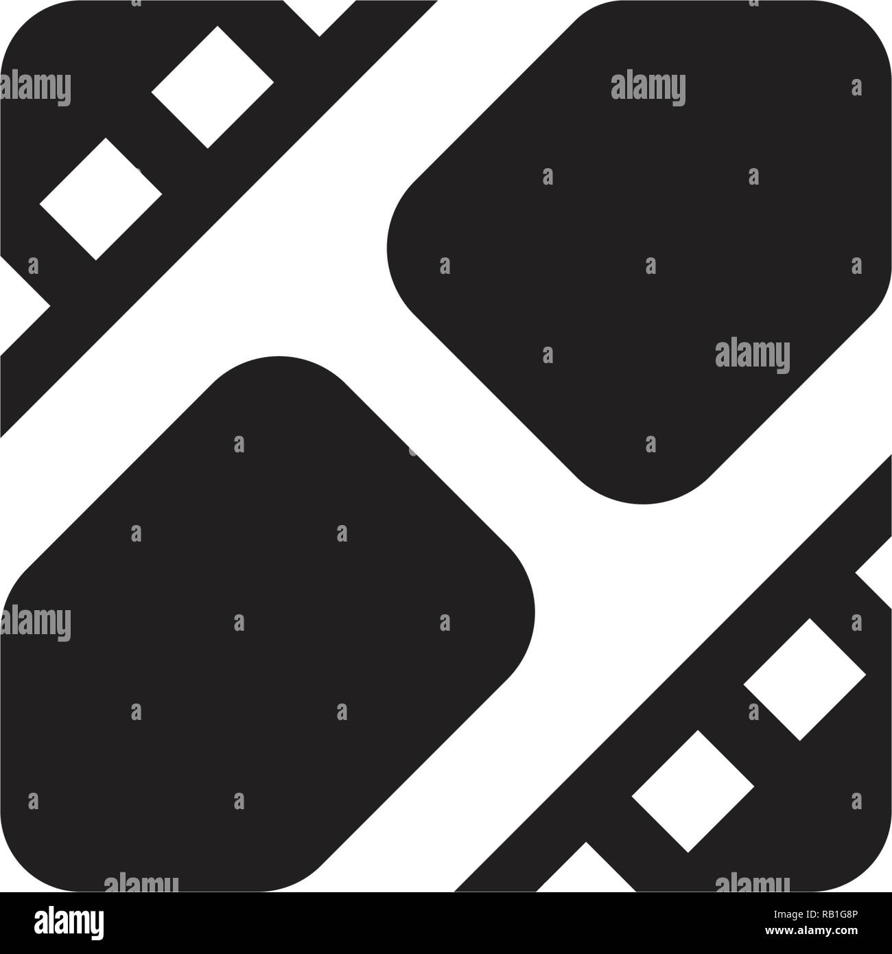 Movie record symbols logo and icons template Stock Vector Image & Art ...