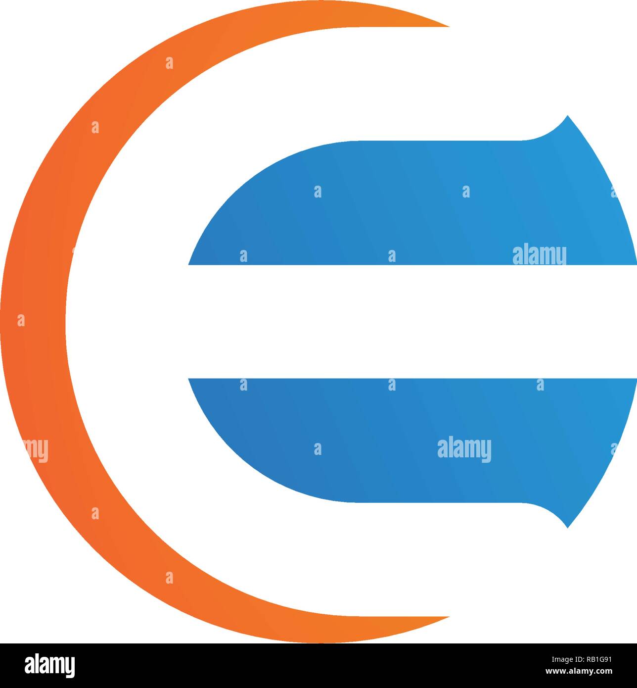 E Logo Business Template Vector icon Stock Vector Image & Art - Alamy