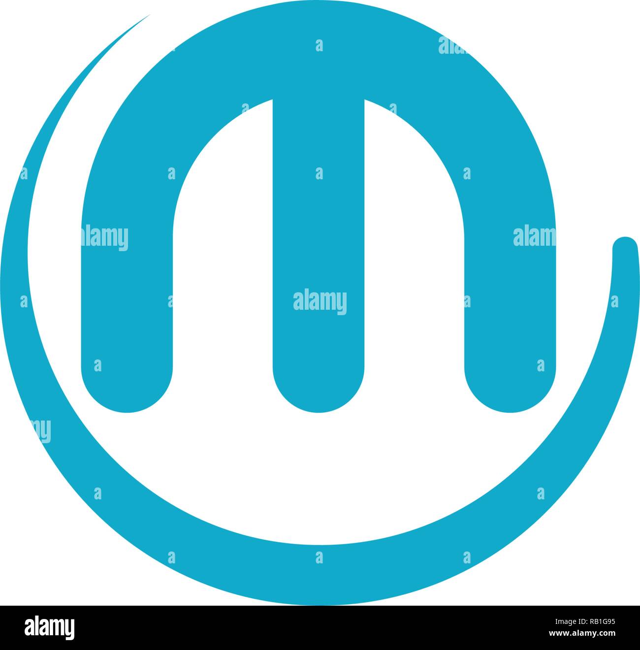 M Logo Business Template Vector icon Stock Vector Image & Art - Alamy