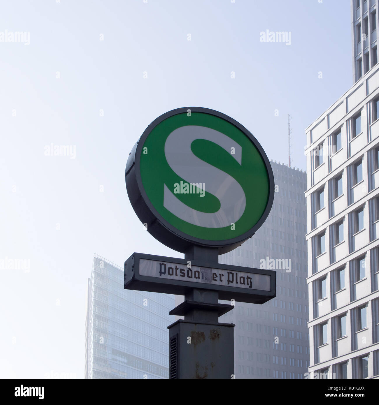 Railway station sign germany hi-res stock photography and images - Alamy