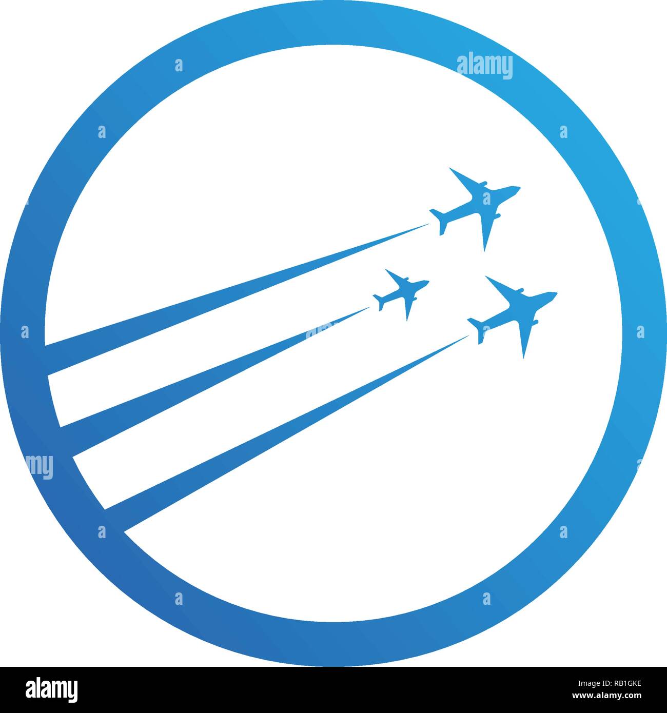 Airplane fly logo and symbols vector template app Stock Vector Image ...
