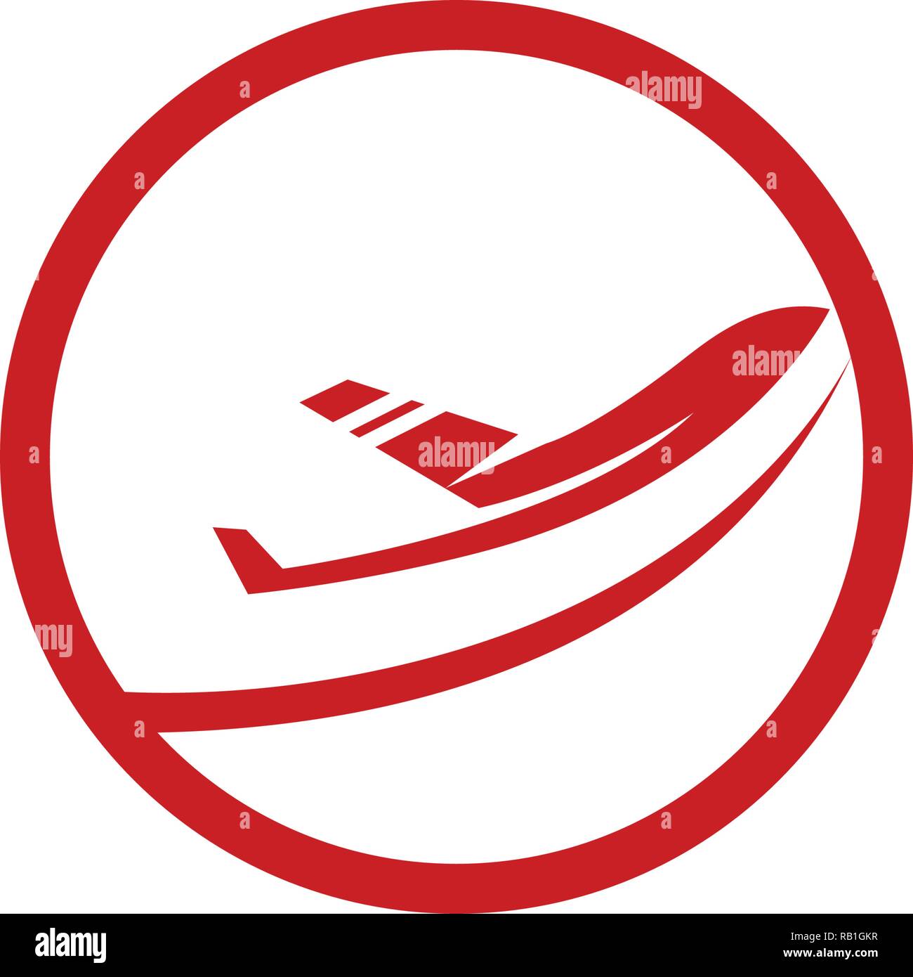 Airplane fly logo and symbols vector template app Stock Vector Image ...