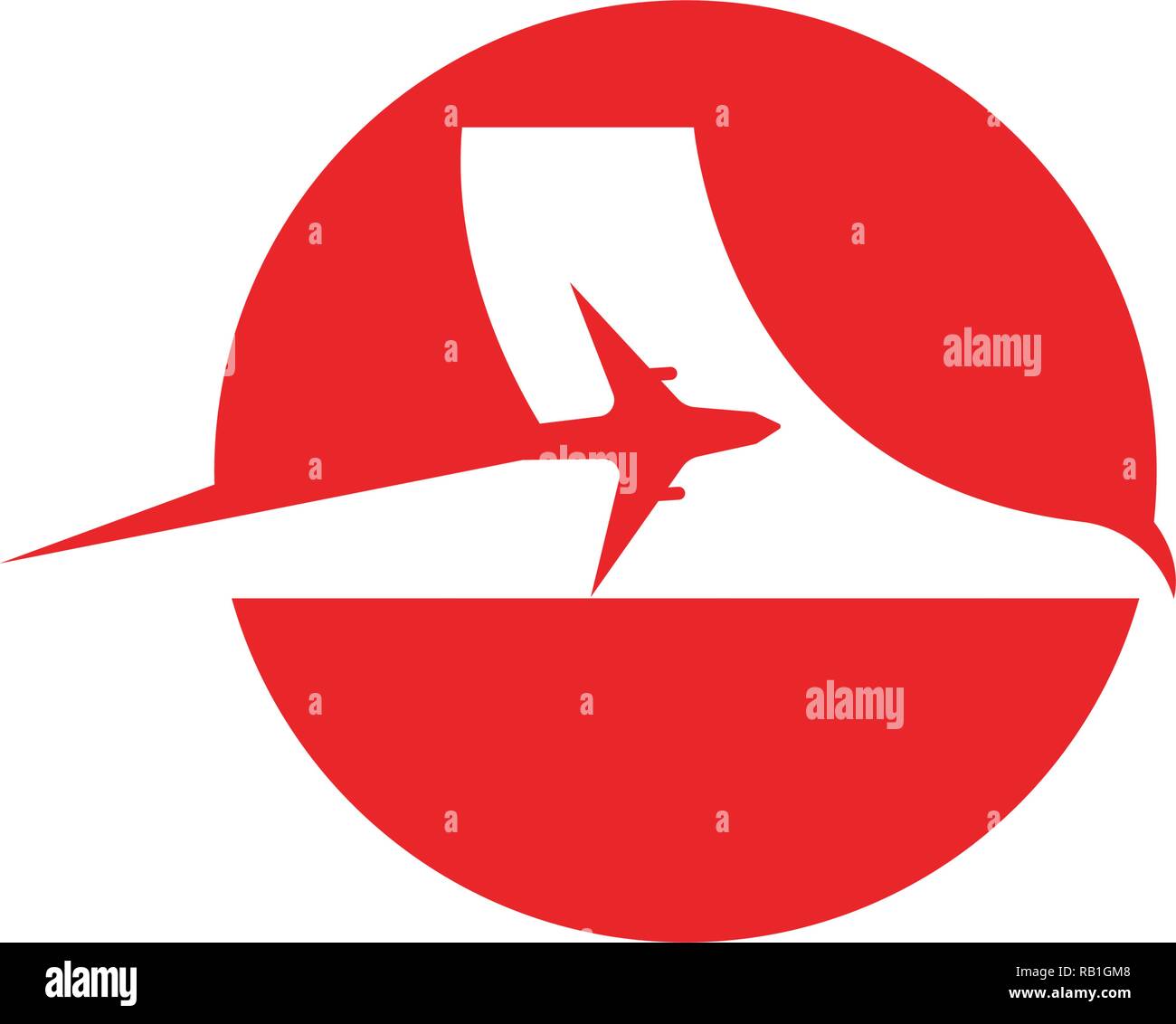 Airplane fly logo and symbols vector template app Stock Vector Image ...