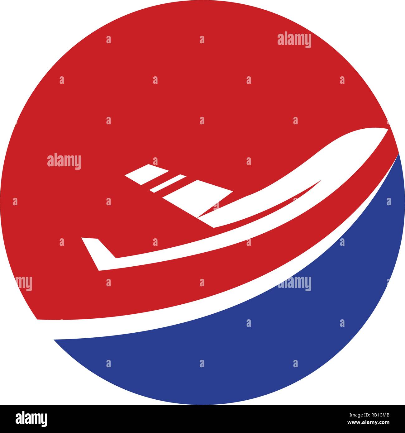 Airplane fly logo and symbols vector template app Stock Vector Image ...