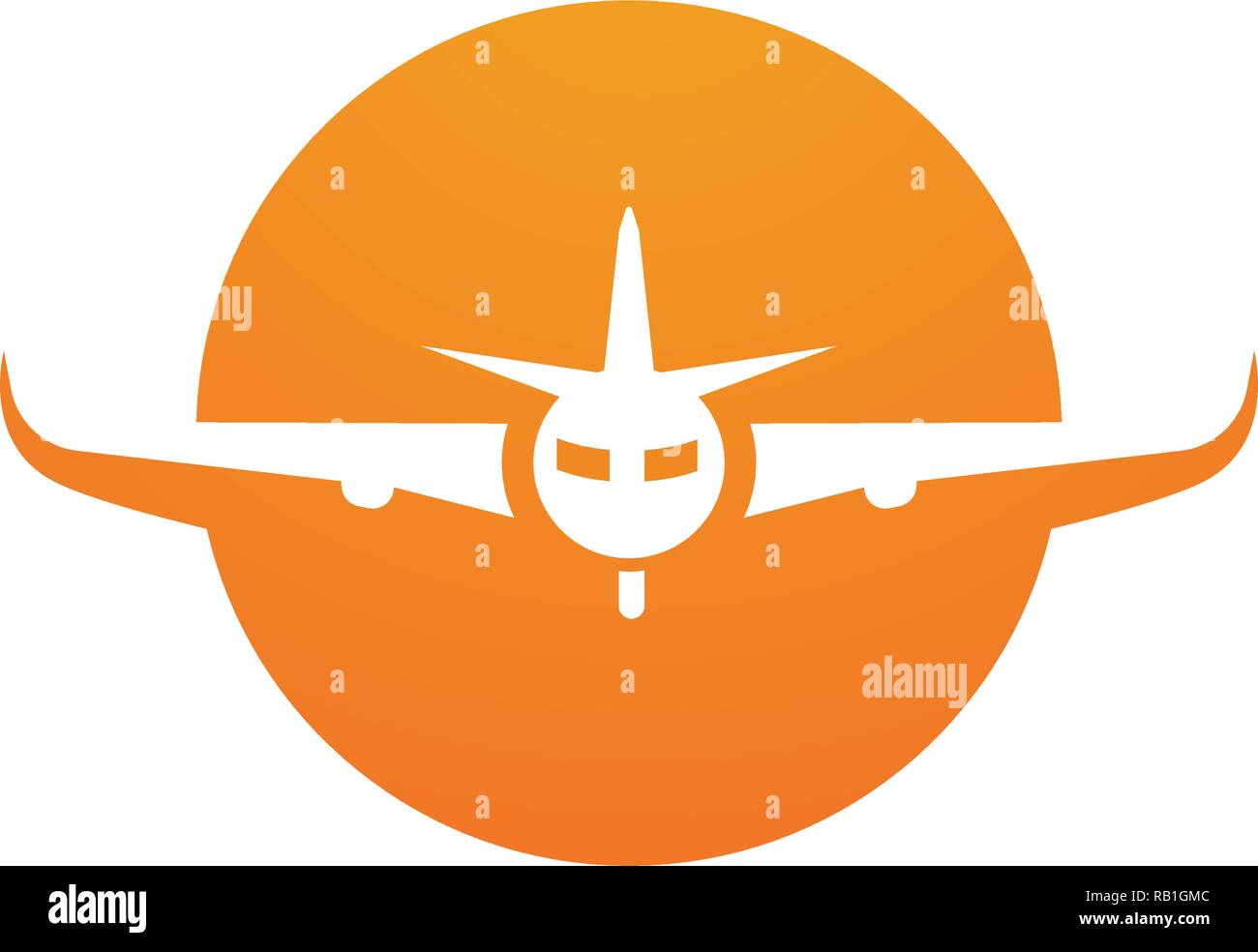 Airplane fly logo and symbols vector template app Stock Vector Image ...