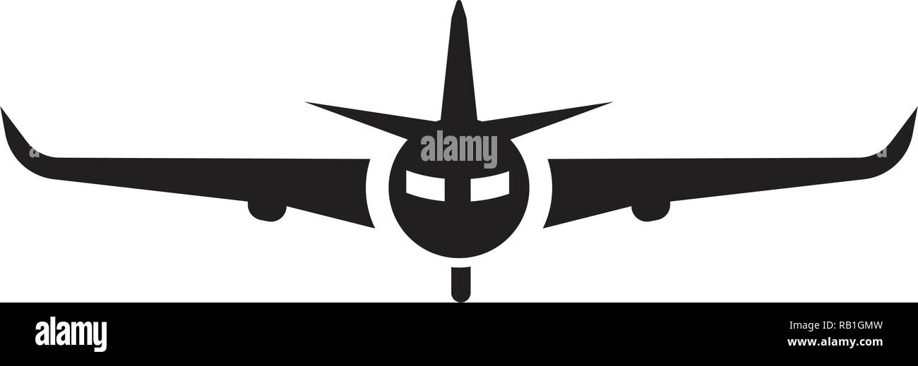 Shadow flying airplane aircraft Stock Vector Images - Alamy