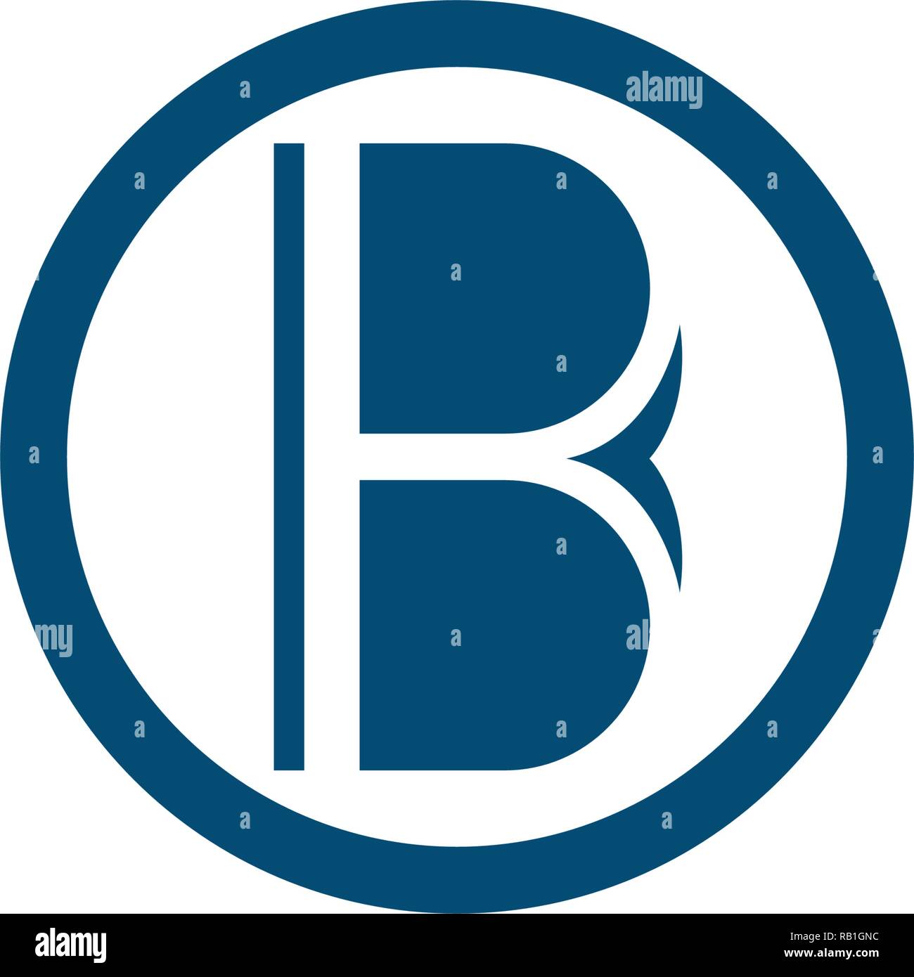 Shield letter b Stock Vector Images - Alamy