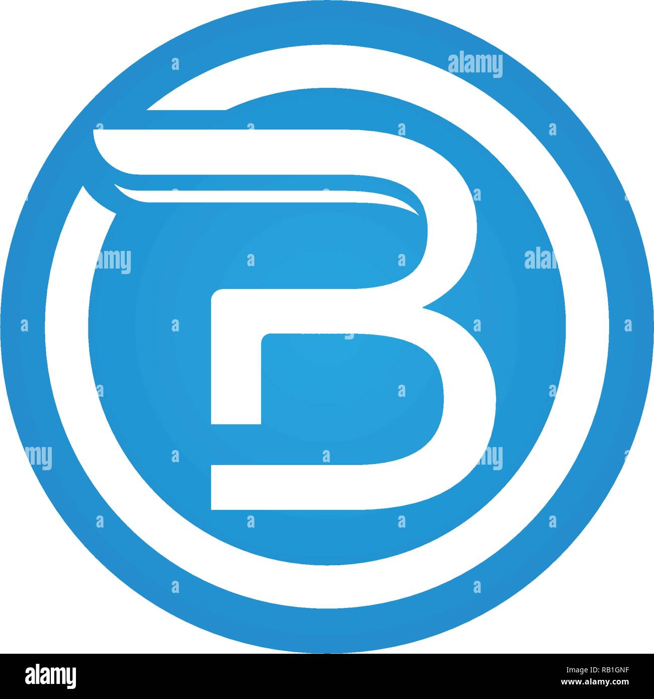 B Letter with shield logo template Stock Vector Image & Art - Alamy