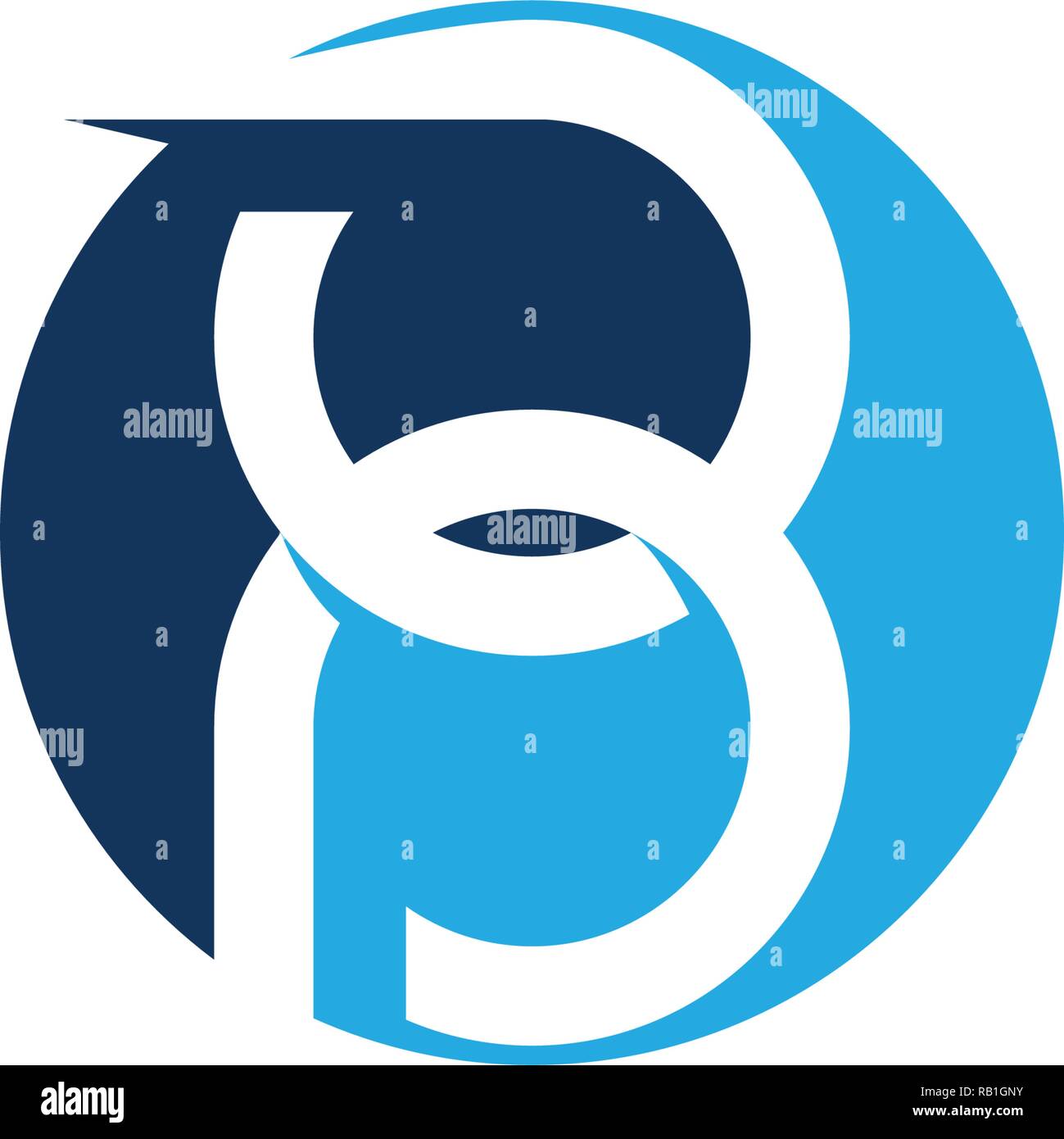 B Letter with shield logo template Stock Vector Image & Art - Alamy