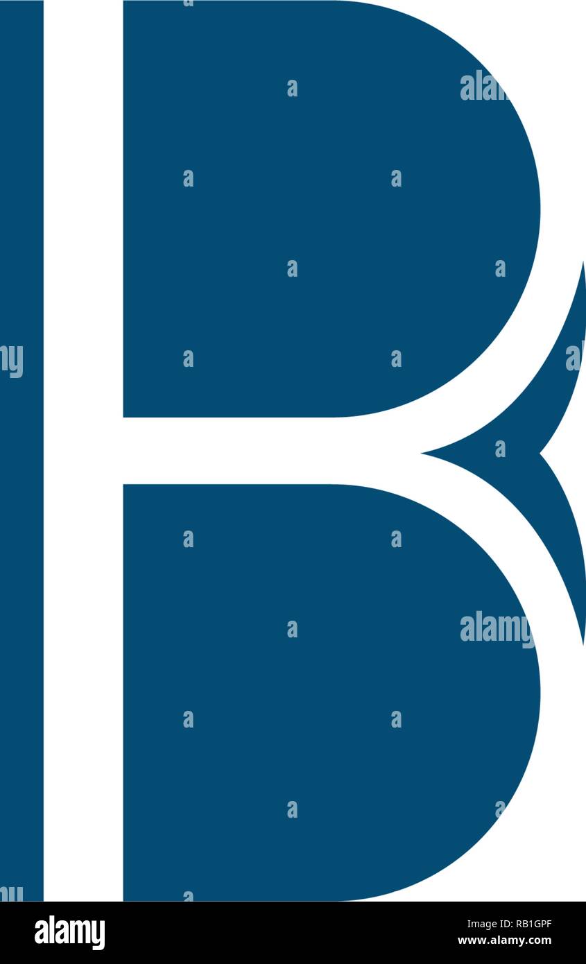 B Letter with shield logo template Stock Vector Image & Art - Alamy