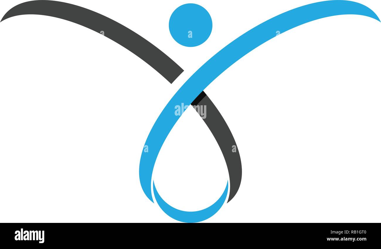 Health people logo and symbol vector Stock Vector Image & Art - Alamy
