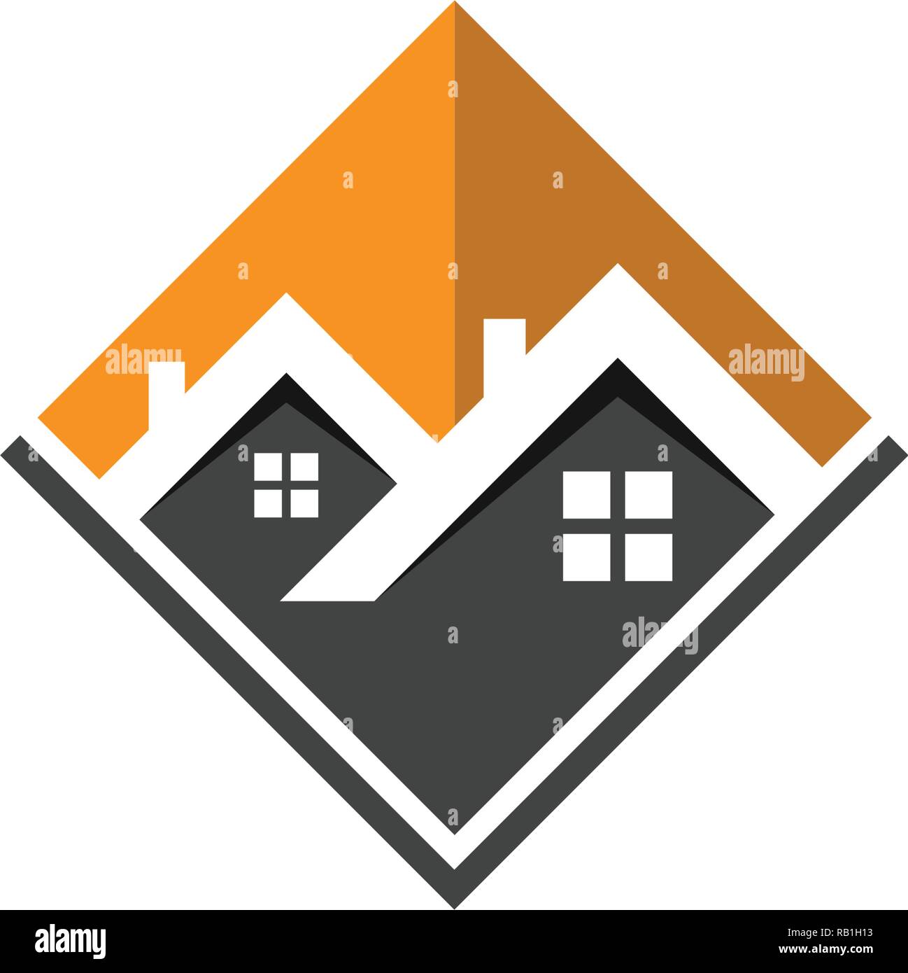 Home and building logo and symbol vector Stock Vector Image & Art - Alamy