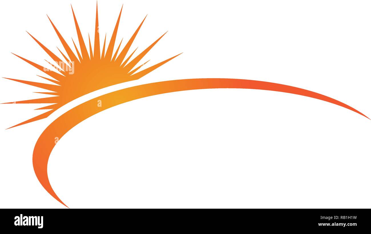 Sun logo and symbol vector Stock Vector Image & Art - Alamy
