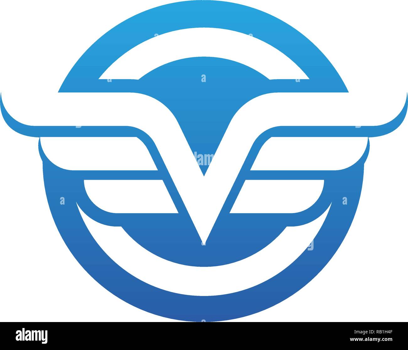 Wing bird logo and symbol vector Stock Vector Image & Art - Alamy