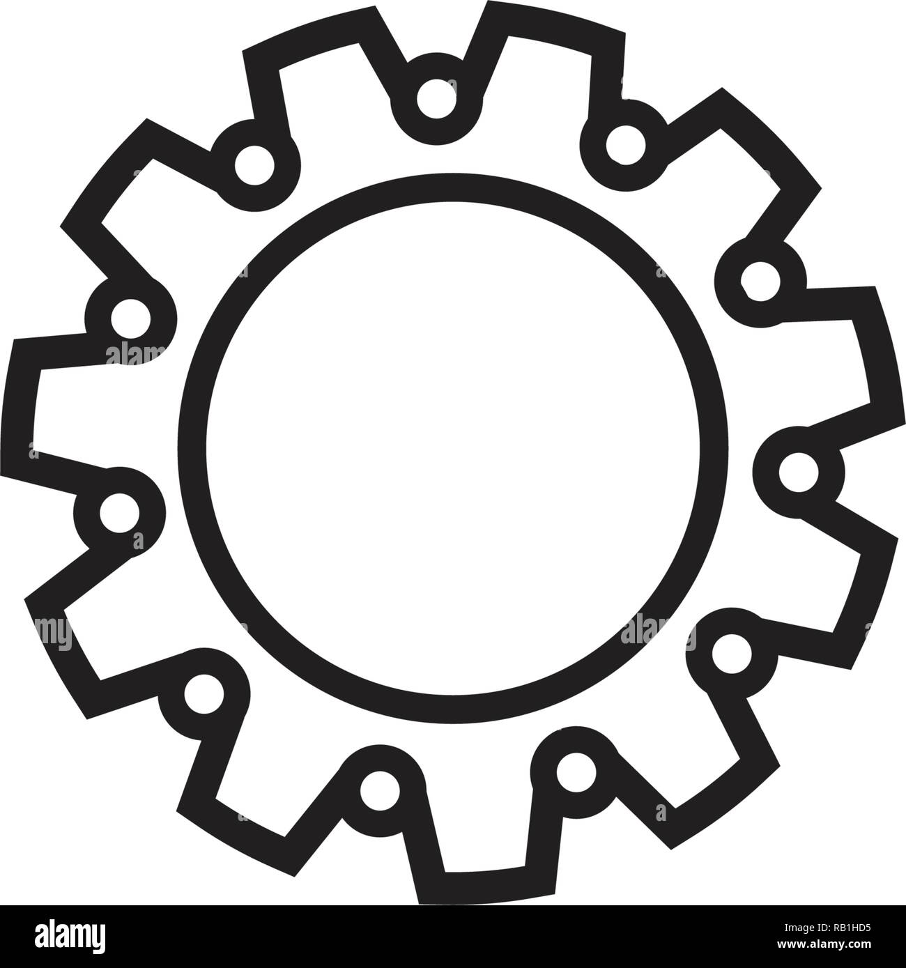 Gear Logo Template vector icon illustration Stock Vector Image & Art ...