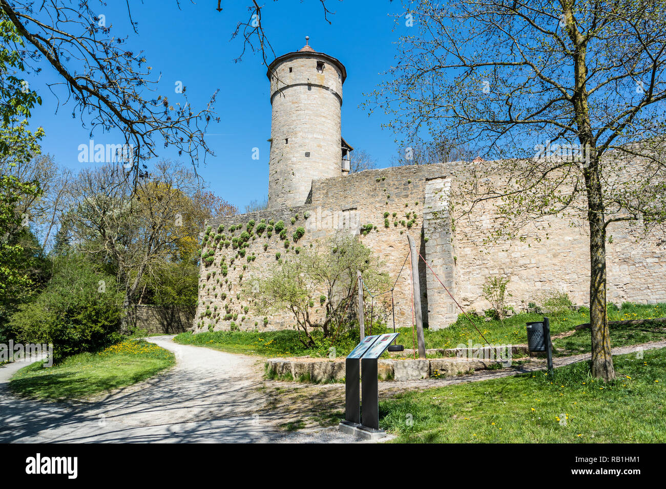 Rothenburg punishment tower Stock Photo - Alamy