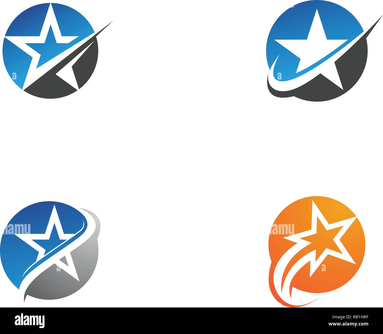Star Logo and symbols Template vector icon illustration design Stock ...