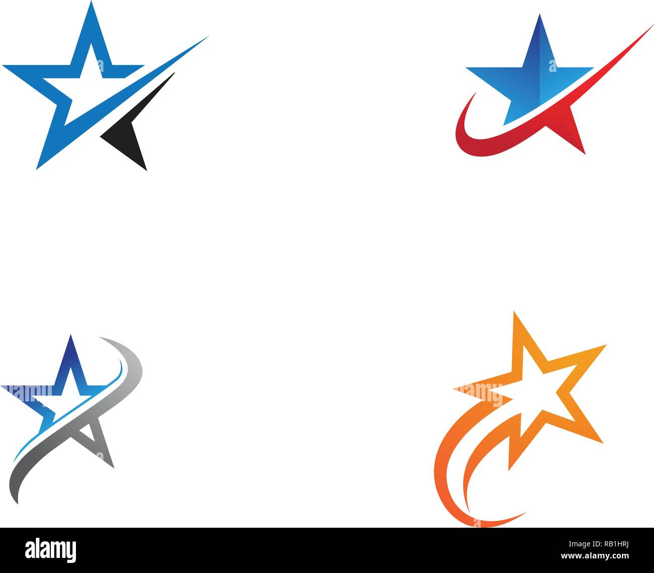 Star Logo and symbols Template vector icon illustration design Stock ...