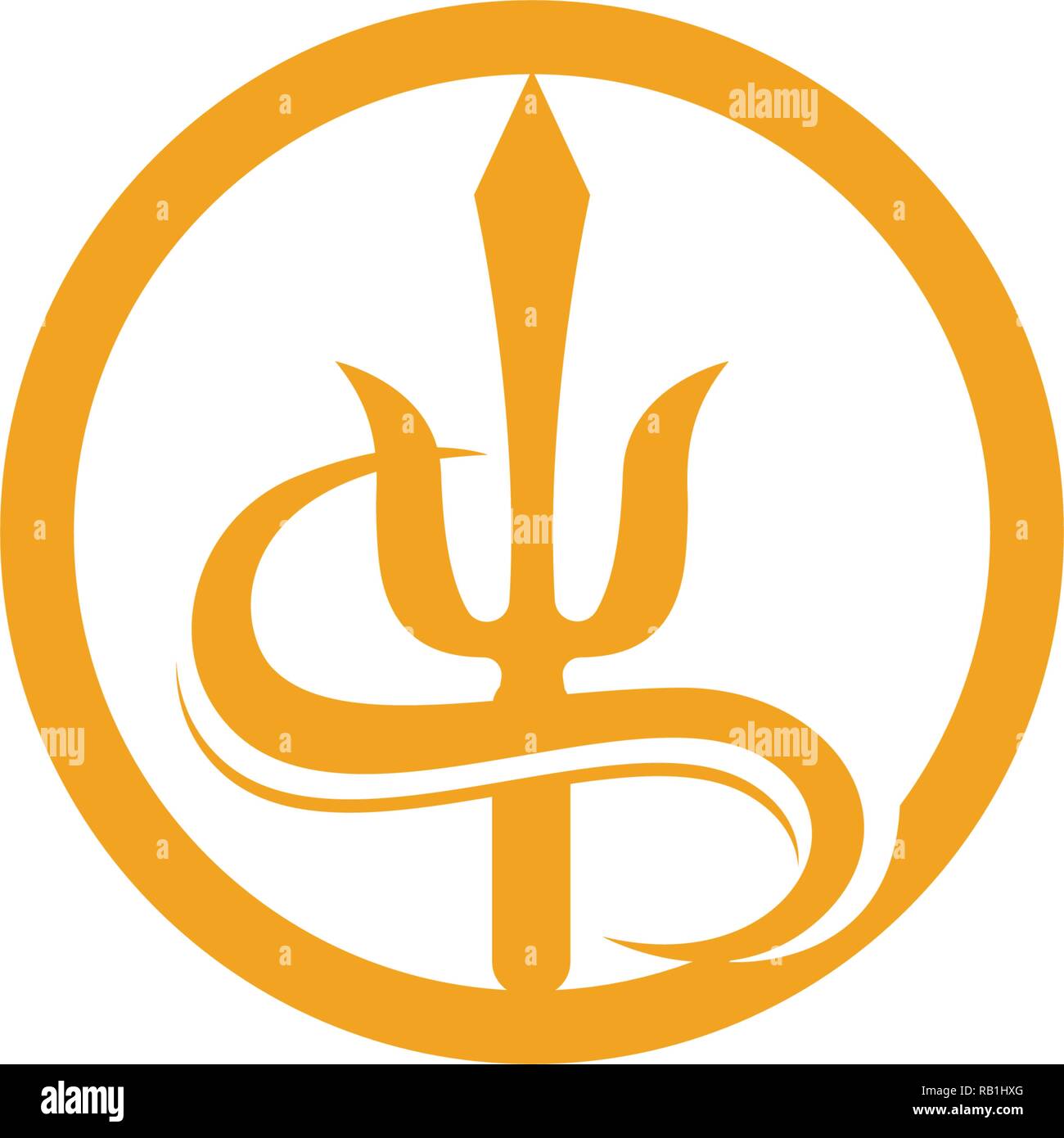 Magic trident logo symbols template vector Stock Vector Image & Art - Alamy