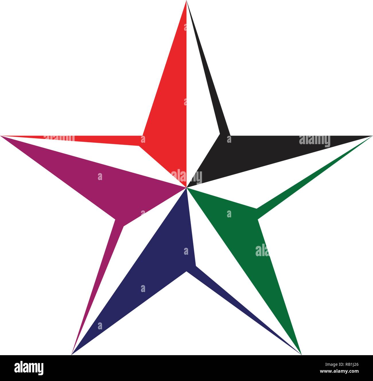 Star template vector icon illustration design Stock Vector Image & Art ...