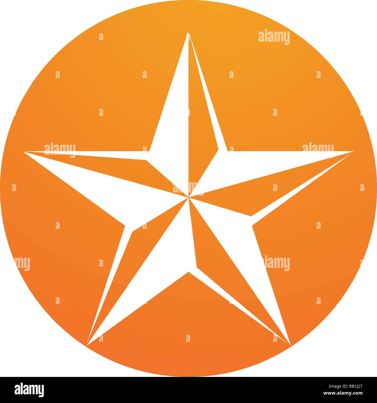Star template vector icon illustration design Stock Vector Image & Art ...
