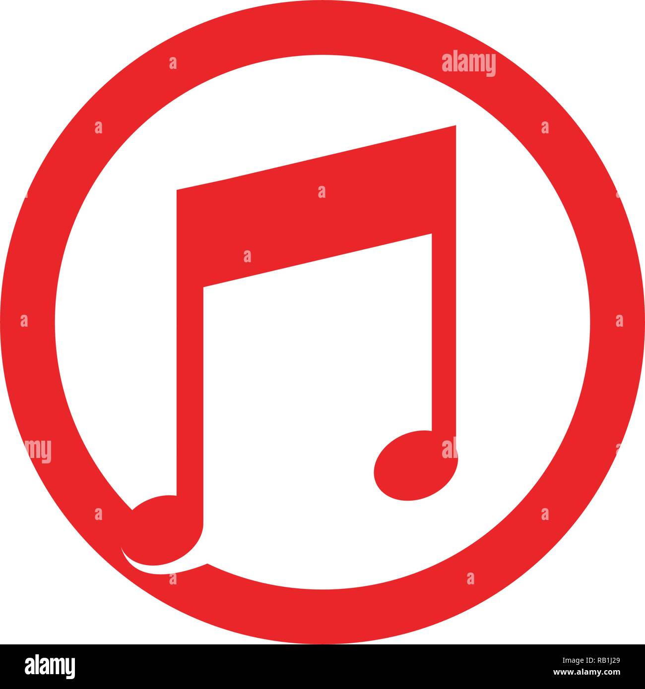 Music note Vector Stock Vector Image & Art - Alamy