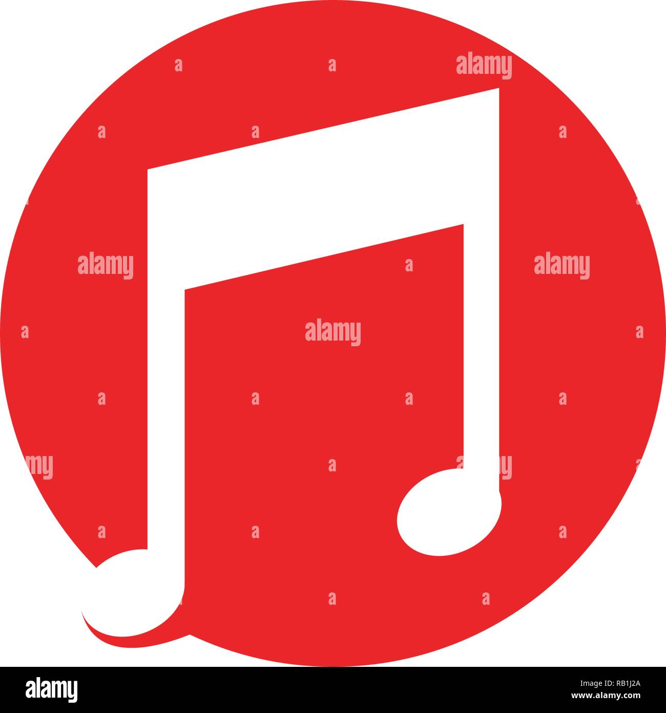 Music note Vector Stock Vector Image & Art - Alamy