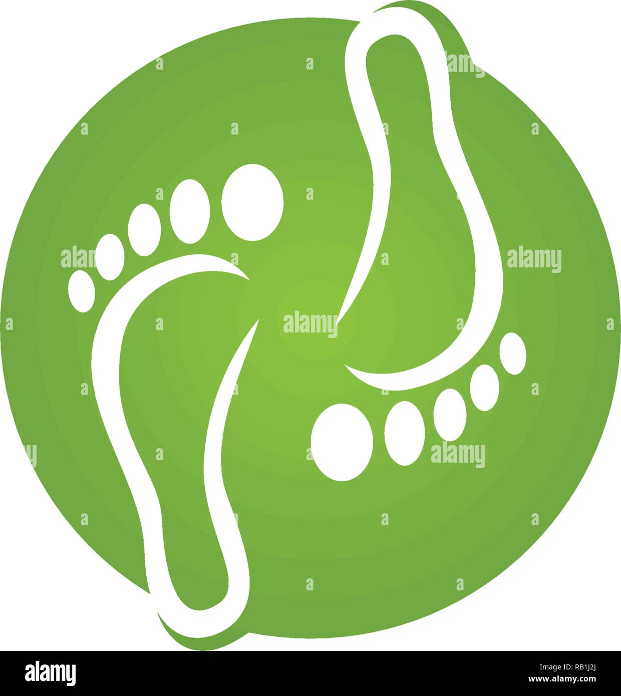 foot Logo Template Stock Vector Image & Art - Alamy