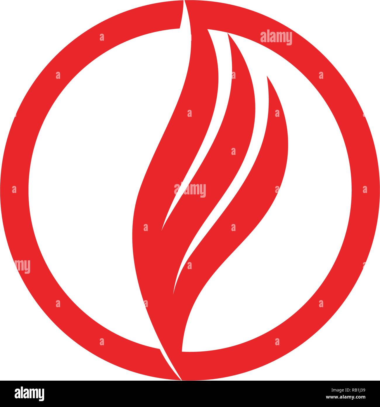 Fire flame Logo Template vector icon Oil, gas and energy logo concept ...