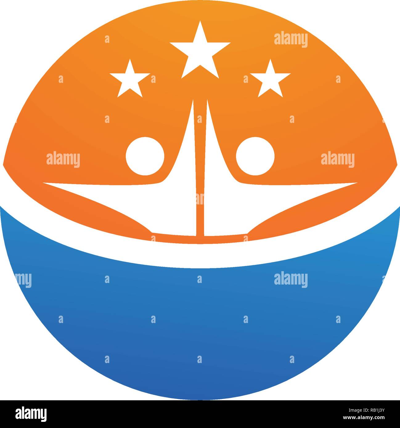 Star success people template vector icon illustration design Stock ...