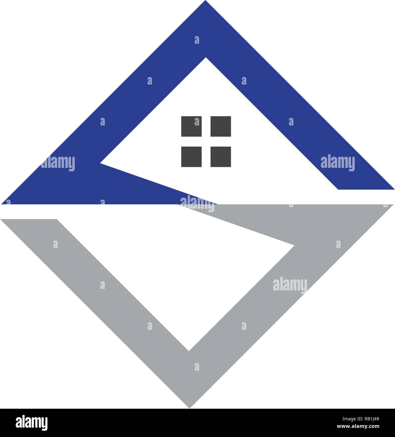home buildings and symbols icons template Stock Vector Image & Art - Alamy