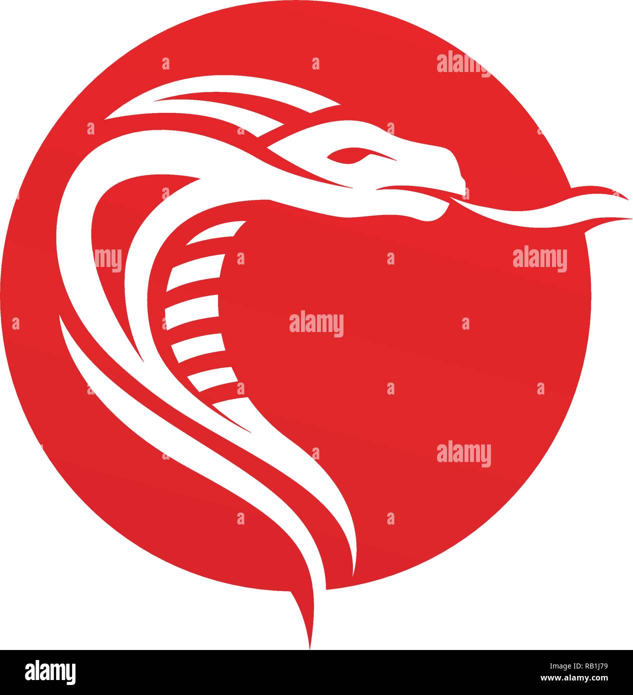 viper snake logo design element danger snake icon. viper symbol Stock ...