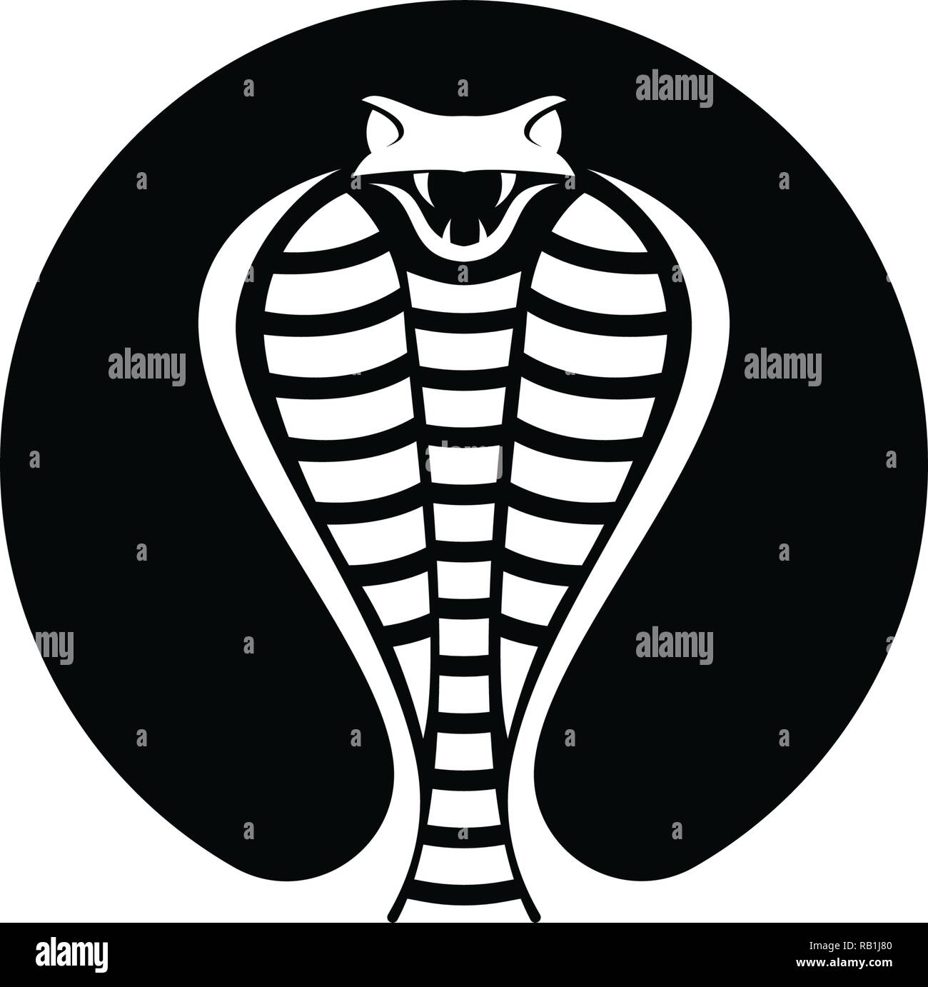 viper snake logo design element danger snake icon. viper symbol Stock ...