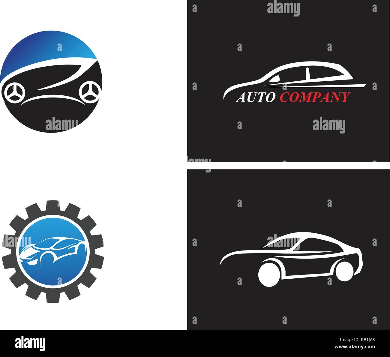 Auto car Logo Template Stock Vector Image & Art - Alamy
